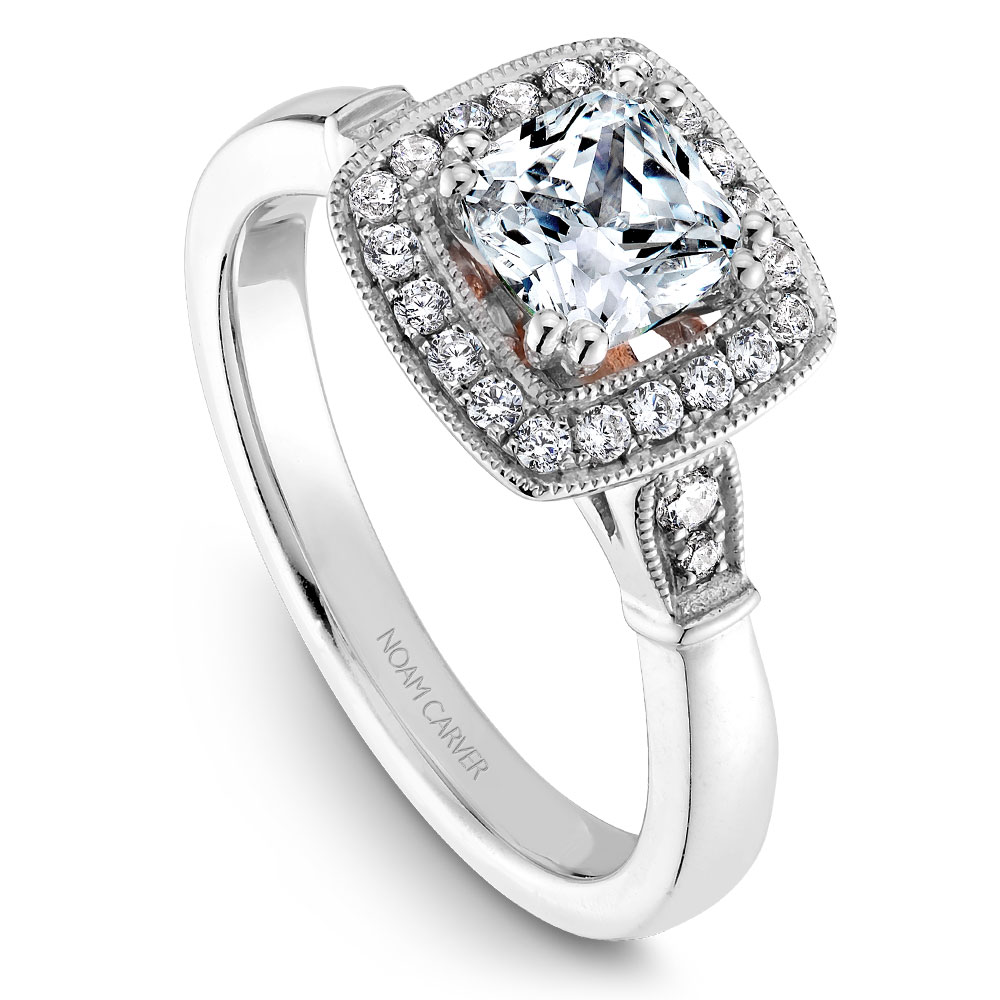 Noam Carver Semi Mount Engagement Ring - B067-01WS-FCYA