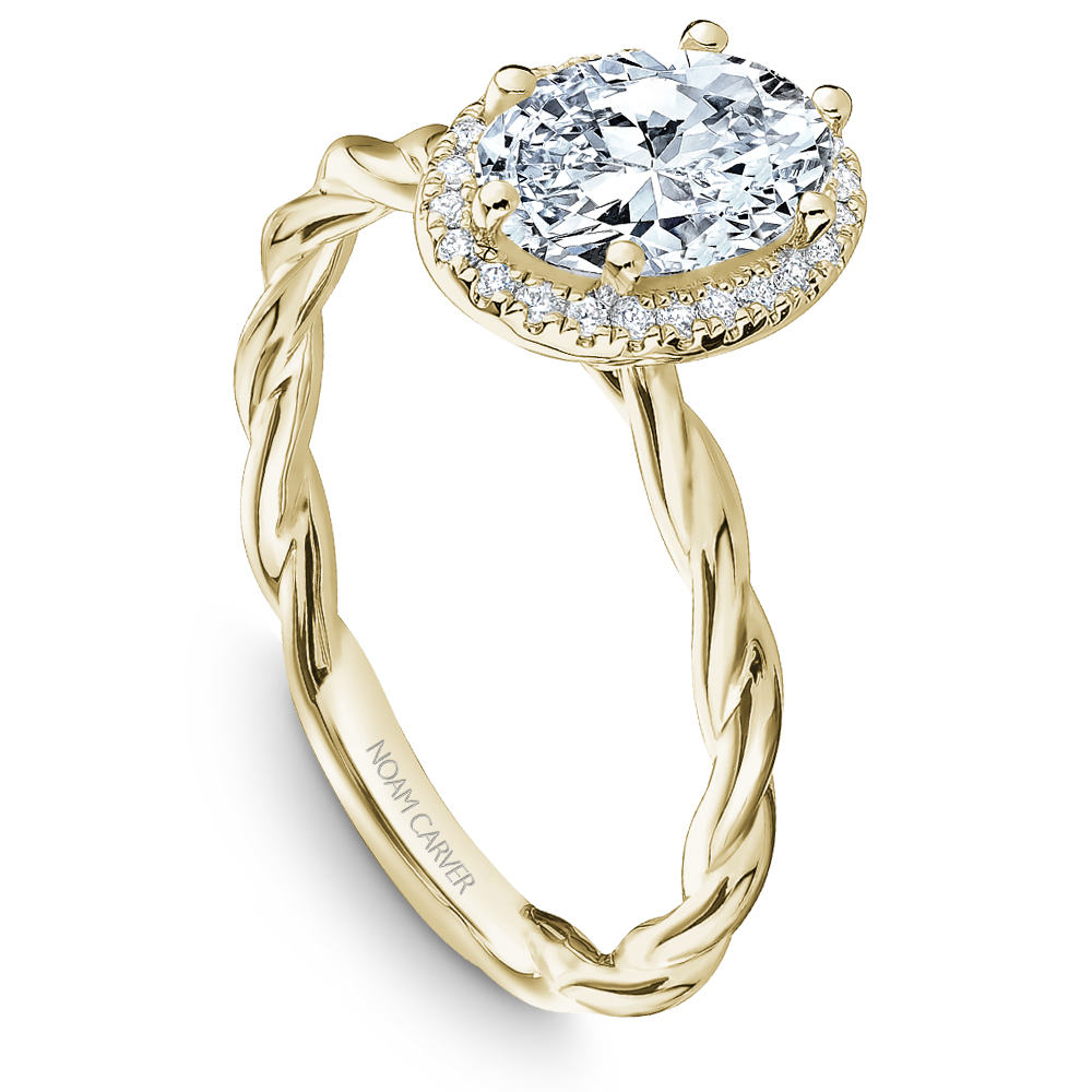 Noam Carver Semi Mount Engagement Ring - B177-01YS-FCYA