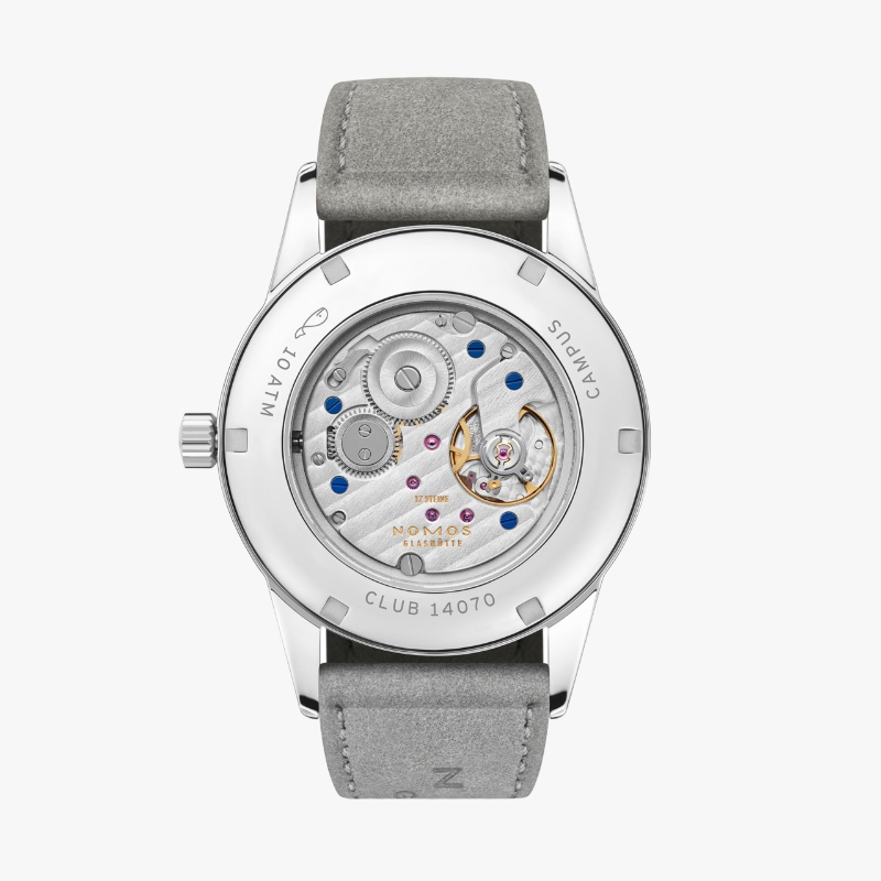 38.5mm Club Campus Endless Blue In Stainless Steel With An Exhibition ...
