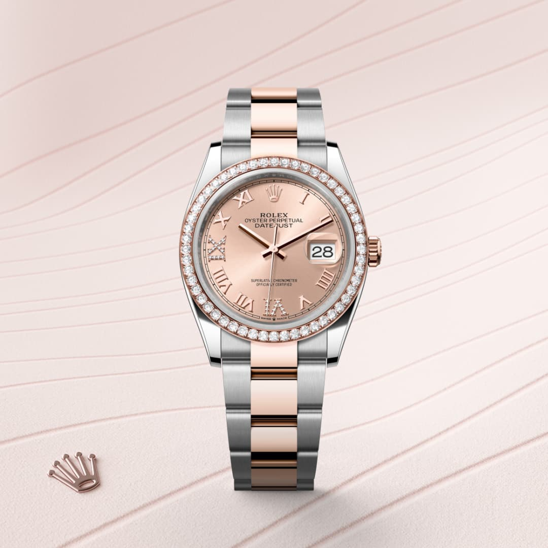 Rolex Datejust 36 Everose Rolesor - combination of Oystersteel and ...