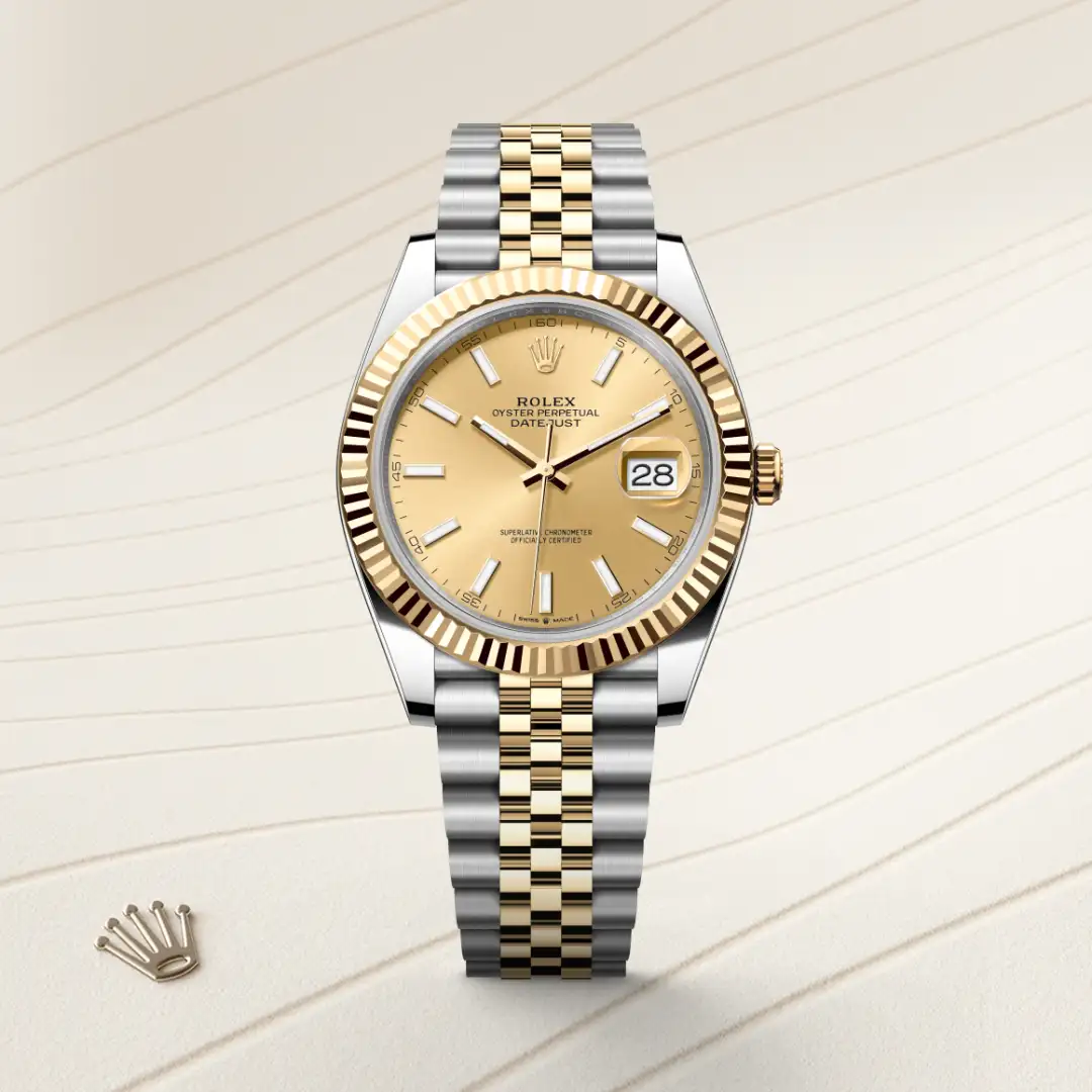 Rolex Datejust 41 Yellow Rolesor - combination of Oystersteel and ...
